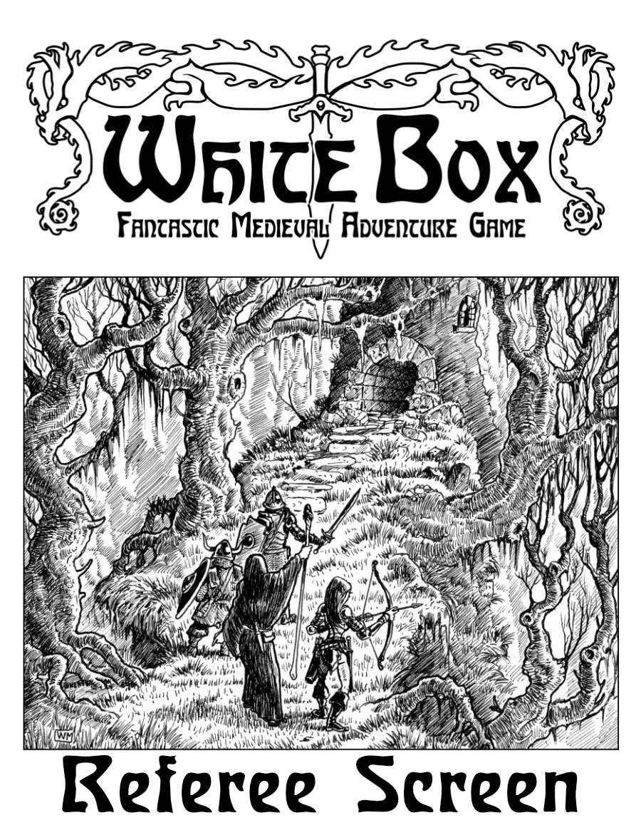 White Box Referee Screen - Seattle Hill Games | DriveThruRPG