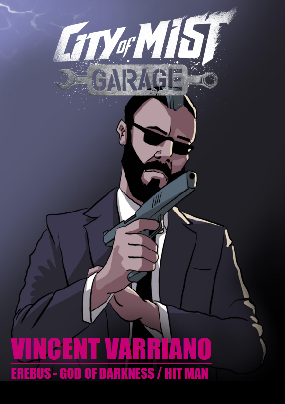 City of Mist Playbook : Erebus - God of Darkness - Son of Oak Game Studio | City of Mist Garage ...