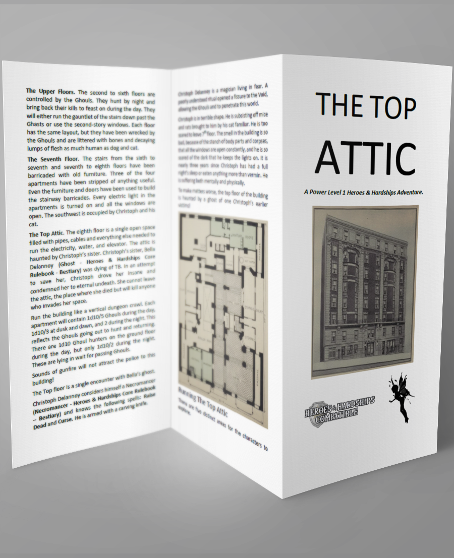 The Top Attic - Heroes & Hardships Compatible Adventure - Parts Per ...