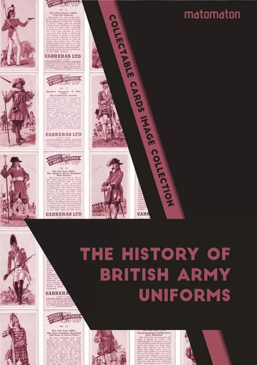 The History Of British Army Uniforms Collectable Cards Image Collection ...