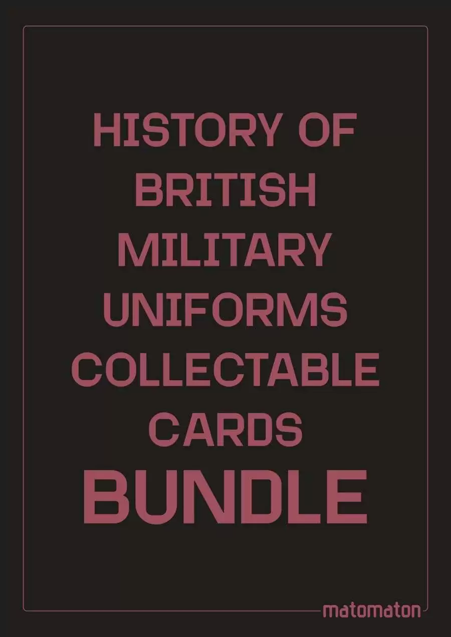 The History Of British Military Uniforms Collectable Cards [BUNDLE ...