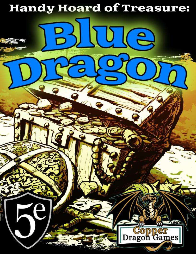 Handy Hoard of Treasure: Blue Dragon - Copper Dragon Games | DriveThruRPG