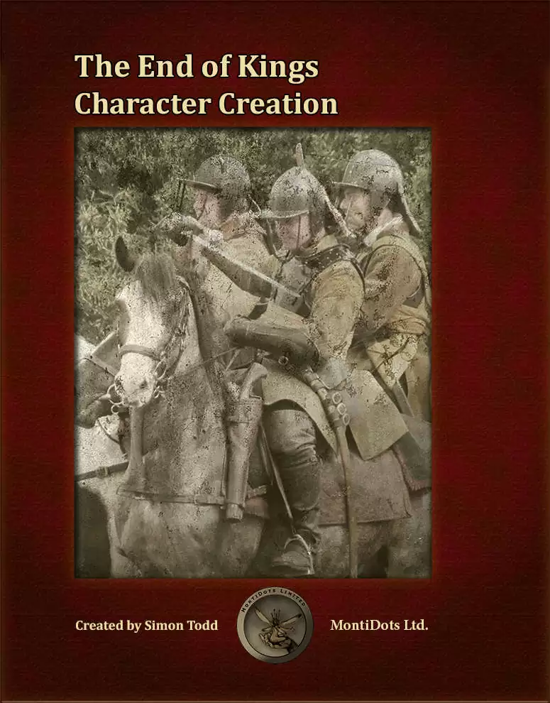 End of Kings Character Creation - MontiDots Creations: The Art of Simon ...