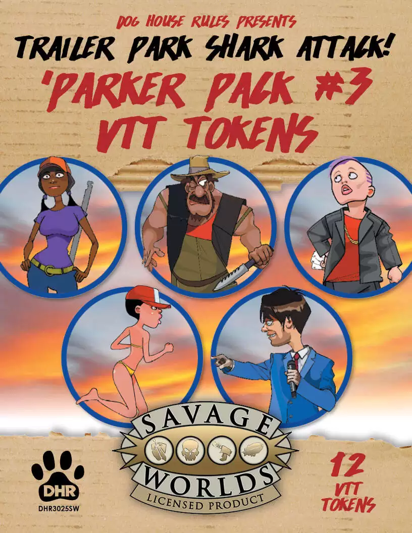 TPSA: VTT Tokens for 'Parker Pack #3 - Dog House Rules | Trailer Park ...