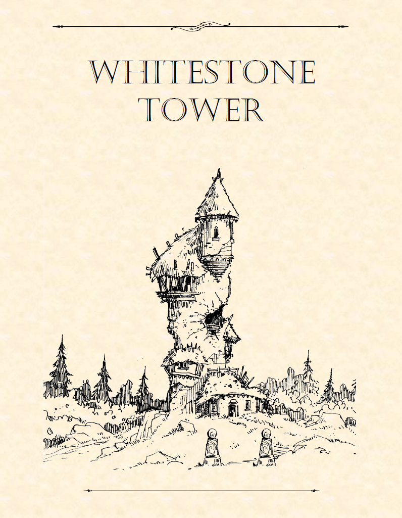 Adventure Framework 42: Whitestone Tower - Pickpocket Press | B&W ...