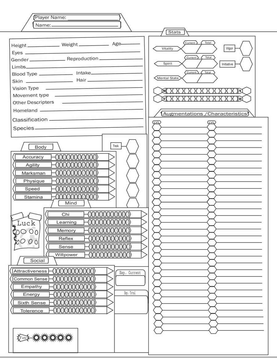 the Pith Agency character sheets (Form B-28C) - Pith | DriveThruRPG