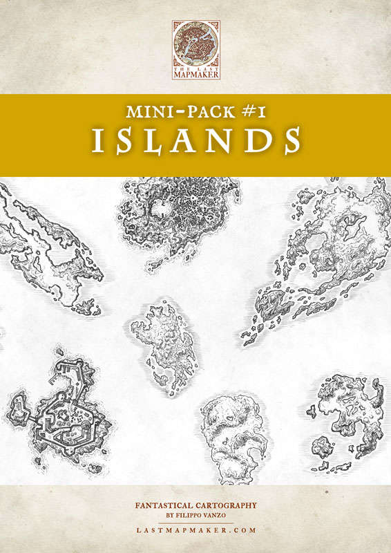 Mini-Pack #01 - Islands - The Last Mapmaker | DriveThruRPG