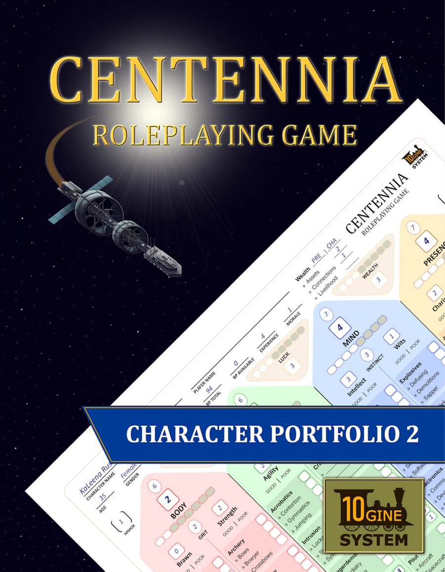Centennia: Character Portfolio 2 - Darkfuries Publishing | Centennia ...