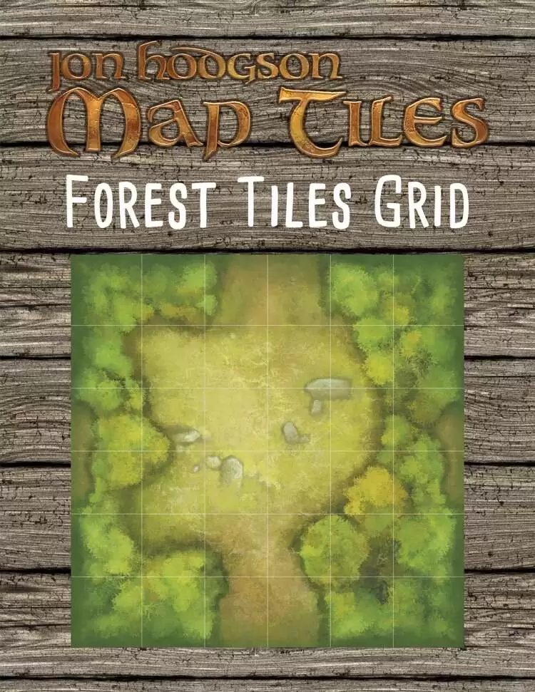Jon Hodgson Map Tiles - Forest Tiles With Grid - Handiwork Games | Jon Hodgson Map Tiles ...