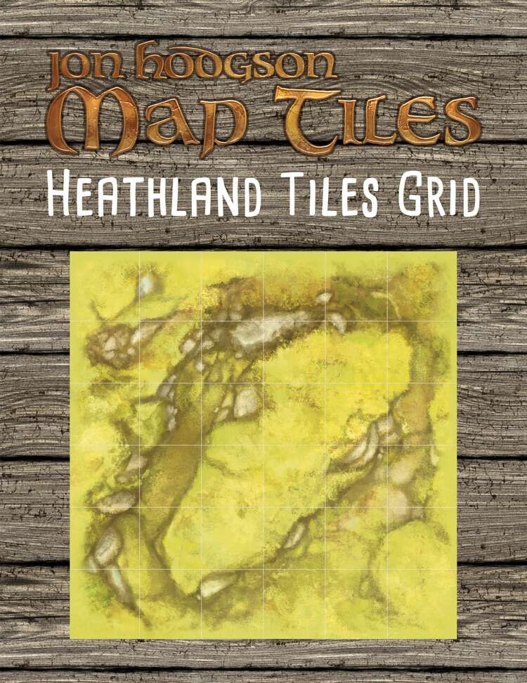 Jon Hodgson Map Tiles - Heathland Tiles With Grid - Handiwork Games | Jon Hodgson Map Tiles ...