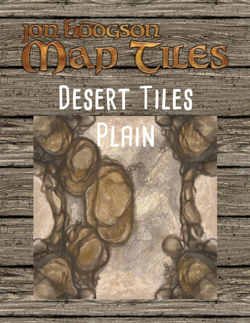 Desert Tiles Plain - Handiwork Games | Jon Hodgson Map Tiles | DriveThruRPG