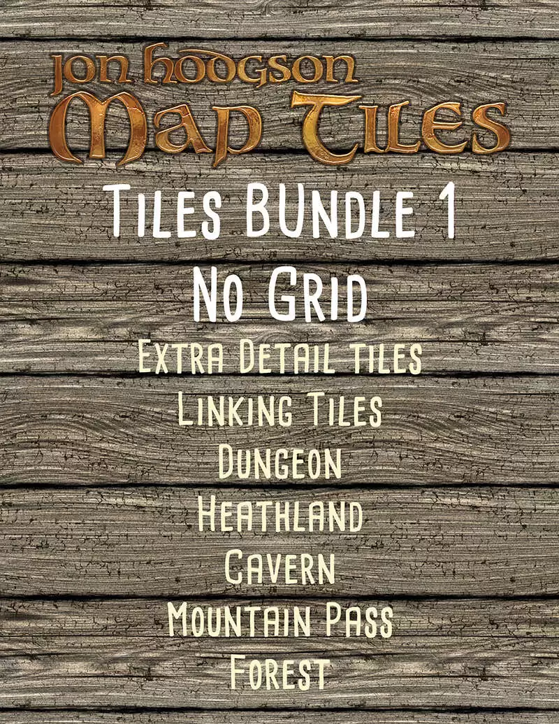 Jon Hodgson Map Tiles Bundle 1 No Grid [BUNDLE] - Handiwork Games | Jon Hodgson Map Tiles ...