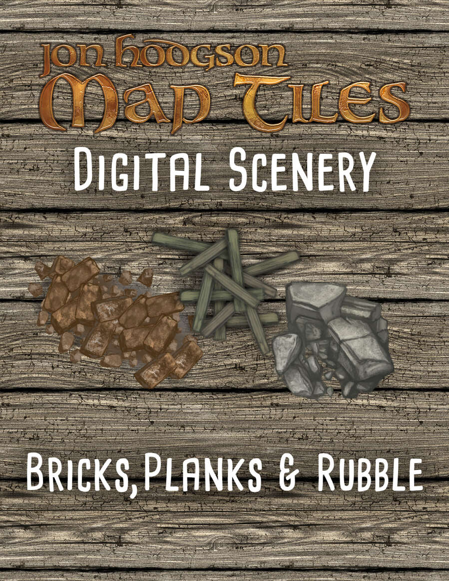 Jon Hodgson Maps - Bricks, Planks and Rubble - Handiwork Games | Jon Hodgson Maps | DriveThruRPG
