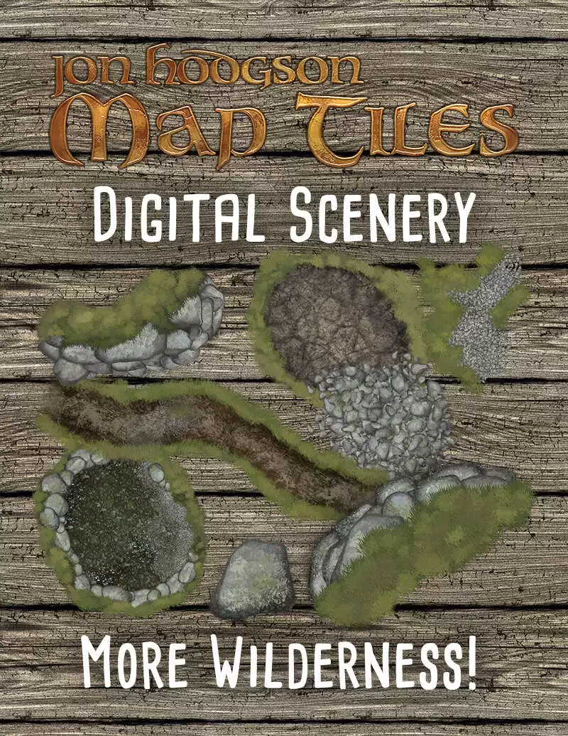 Jon Hodgson Maps - More Wilderness! - Handiwork Games | Jon Hodgson Maps | DriveThruRPG