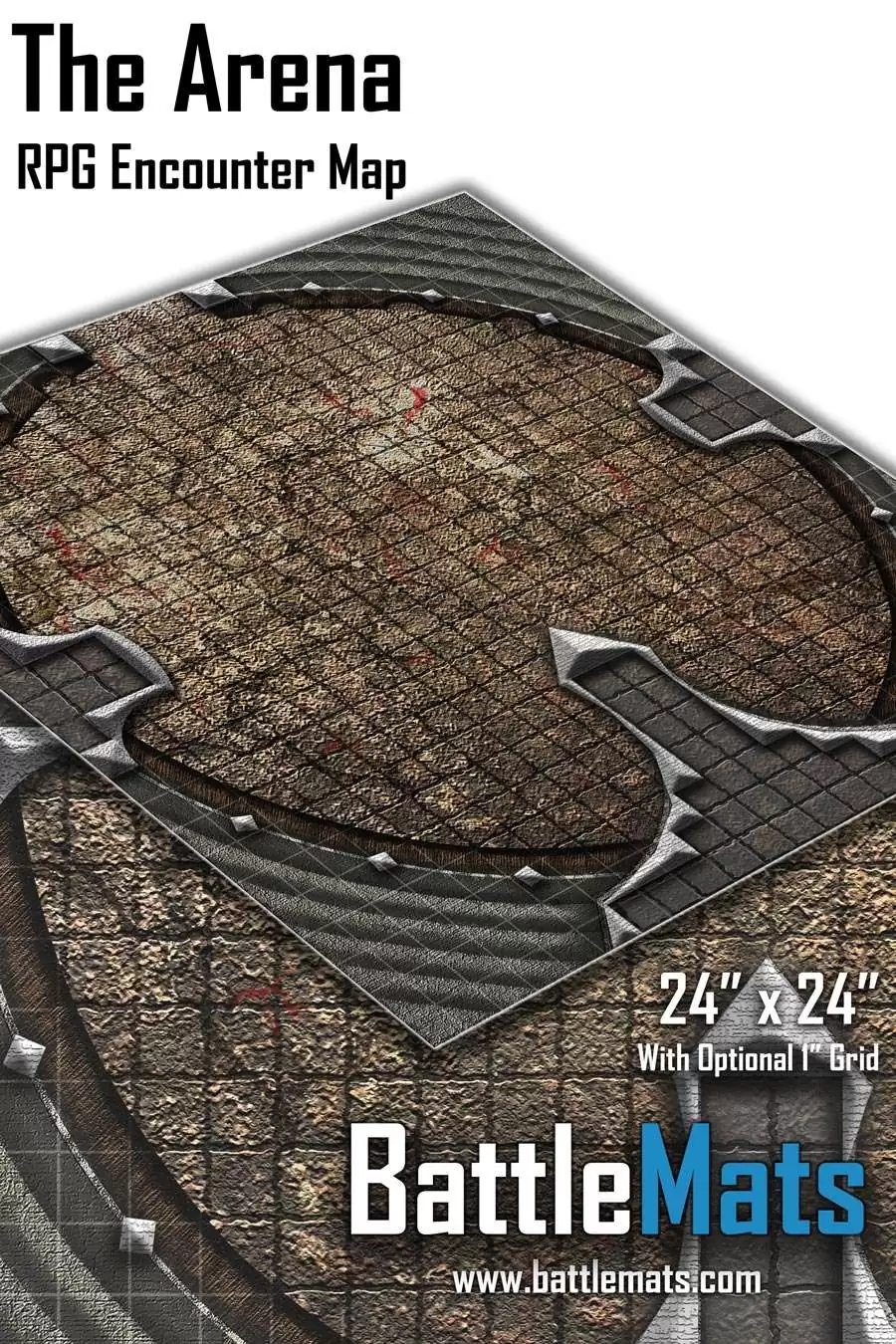 The Arena 24" x 24" RPG Encounter Map - Loke BattleMats | Fantasy ...