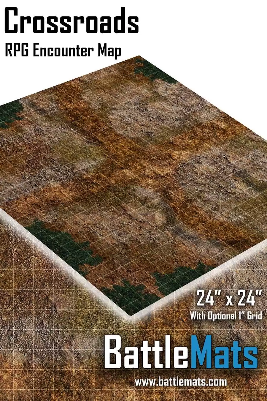 Crossroads 24" x 24" RPG Encounter Map - Loke BattleMats | Fantasy ...