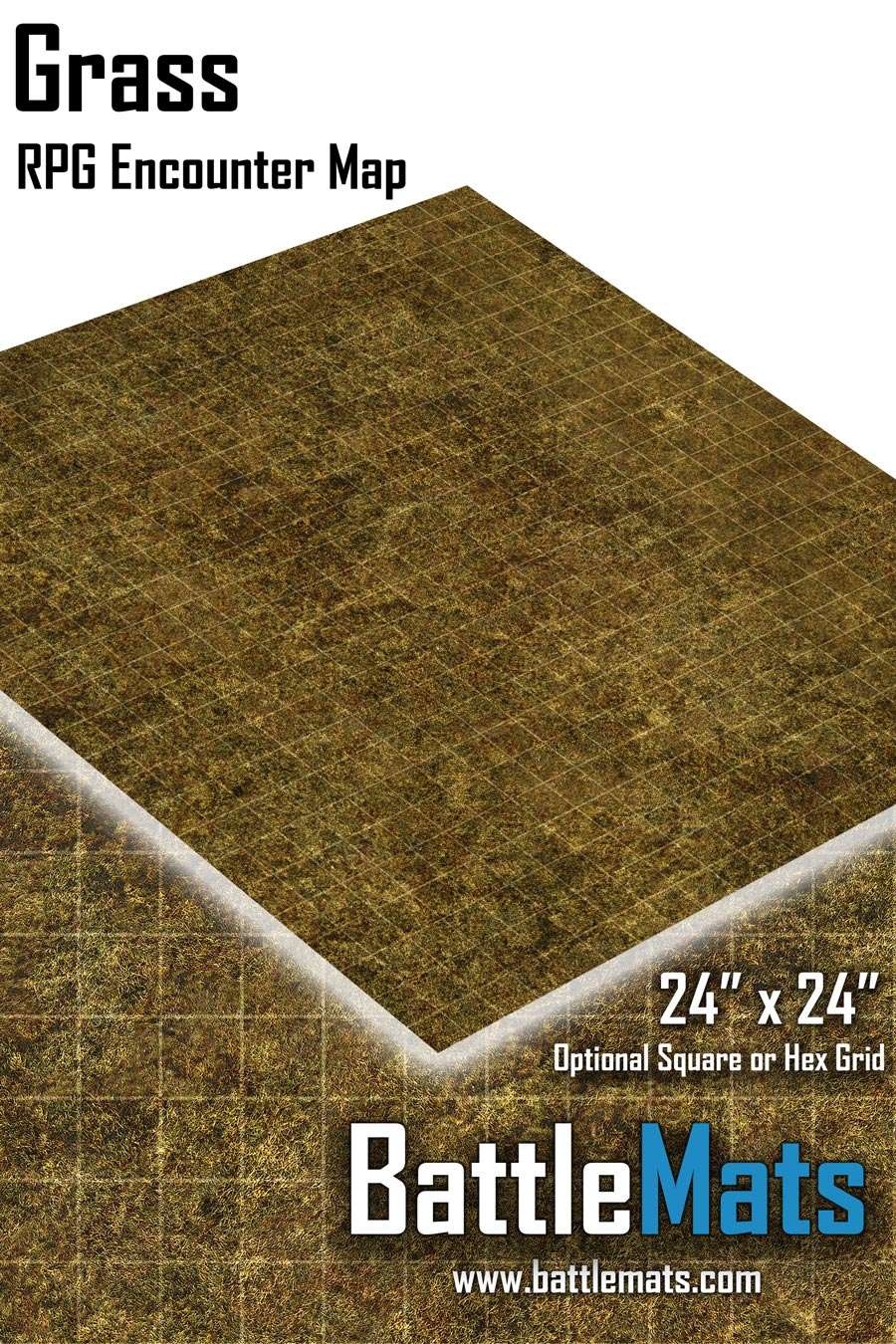 Grass 24" x 24" RPG Encounter Map - Loke BattleMats | Fantasy Battle ...