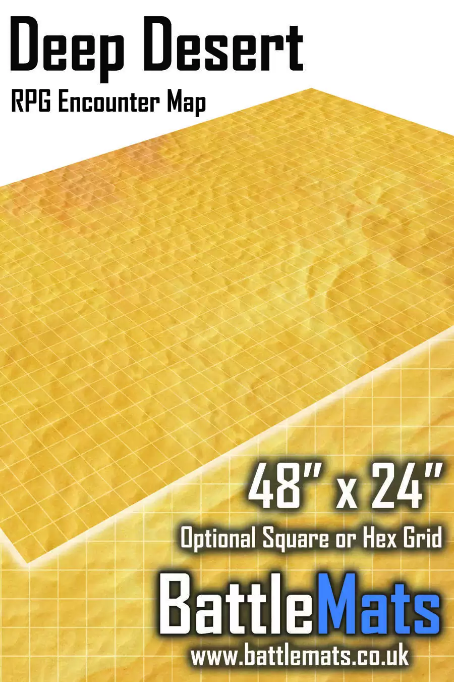 Deep Desert 48" x 24" RPG Encounter Map - Loke BattleMats | Fantasy ...