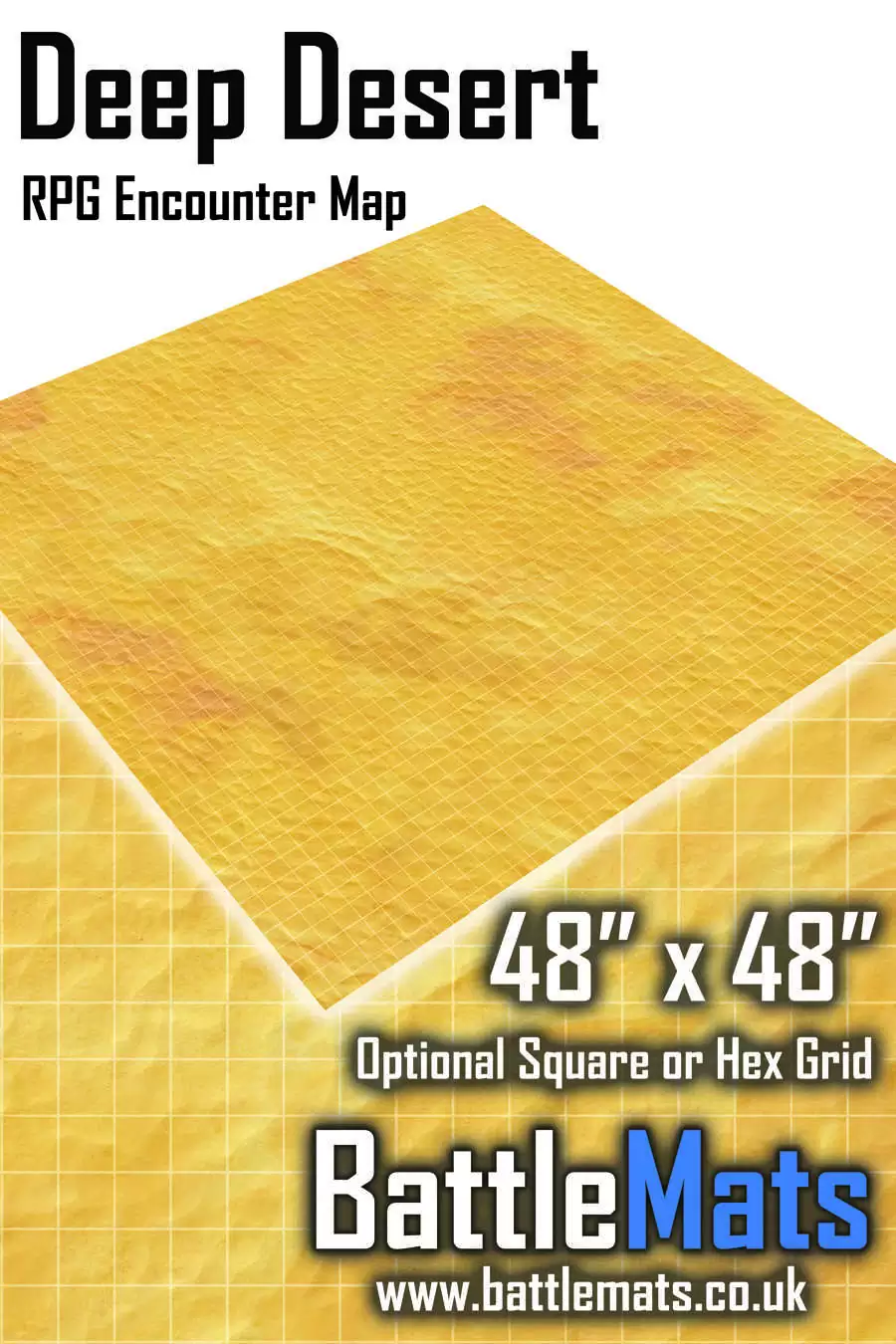 Deep Desert 48" x 48" RPG Encounter Map - Loke BattleMats | Fantasy ...