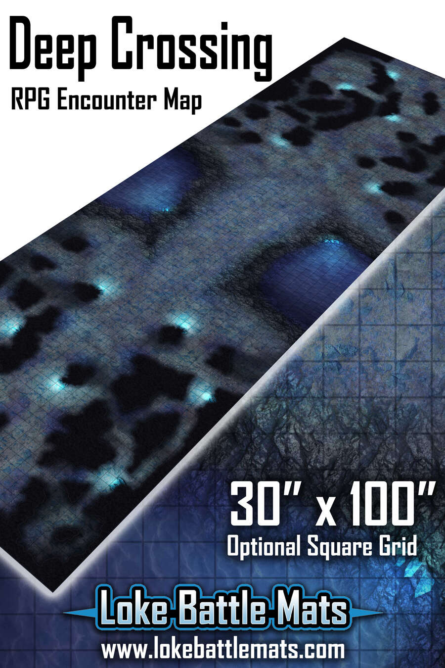 Deep Crossing 100x30 RPG Encounter Map Pack - Loke BattleMats | Fantasy ...