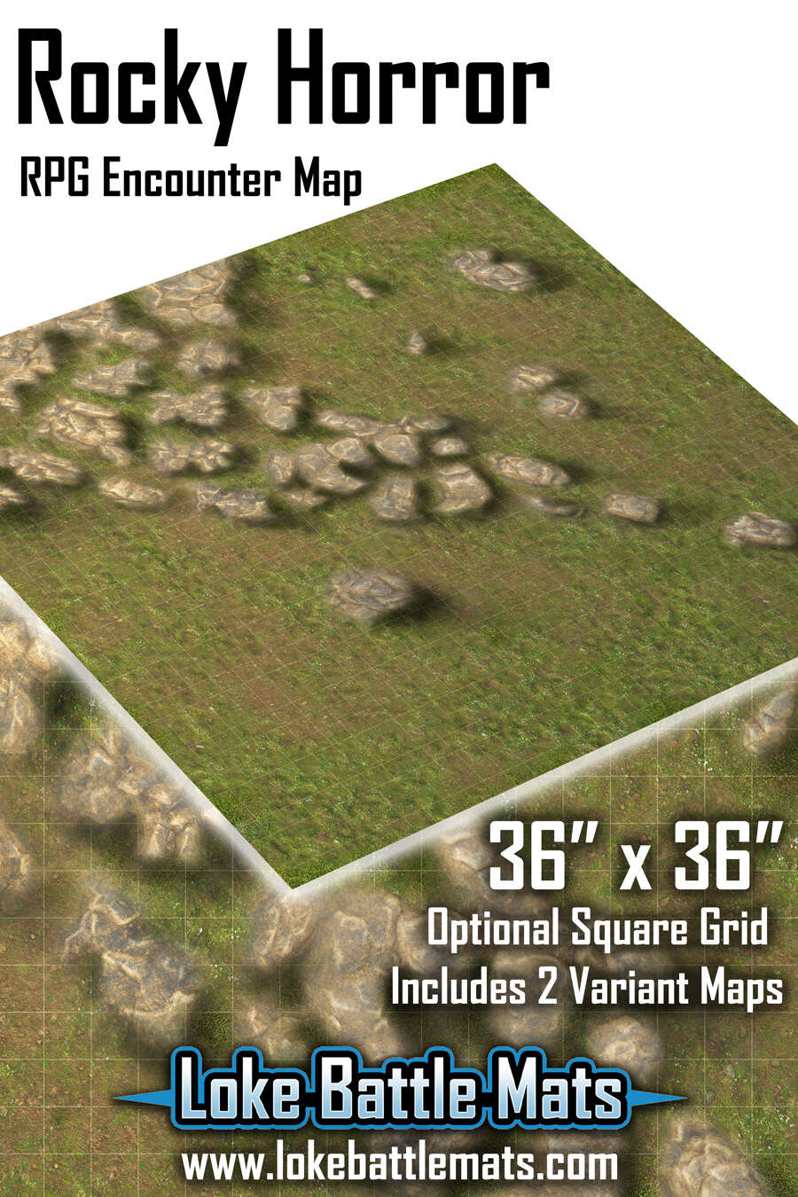 Rocky Horror 36x36 RPG Encounter Map - Loke BattleMats | Fantasy Battle ...