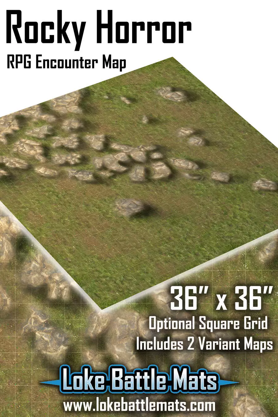 Rocky Horror 36x36 RPG Encounter Map - Loke BattleMats | Fantasy Battle ...