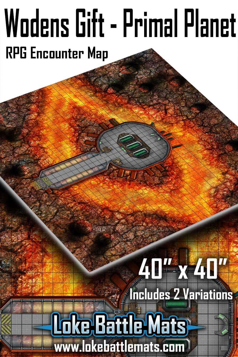 Wodens Gift - Primal Planet - Battle Maps - Loke BattleMats | Sci-Fi ...