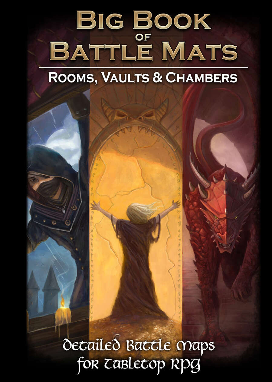 Big Book of Battle Mats - Rooms, Vaults & Chambers - Loke BattleMats ...