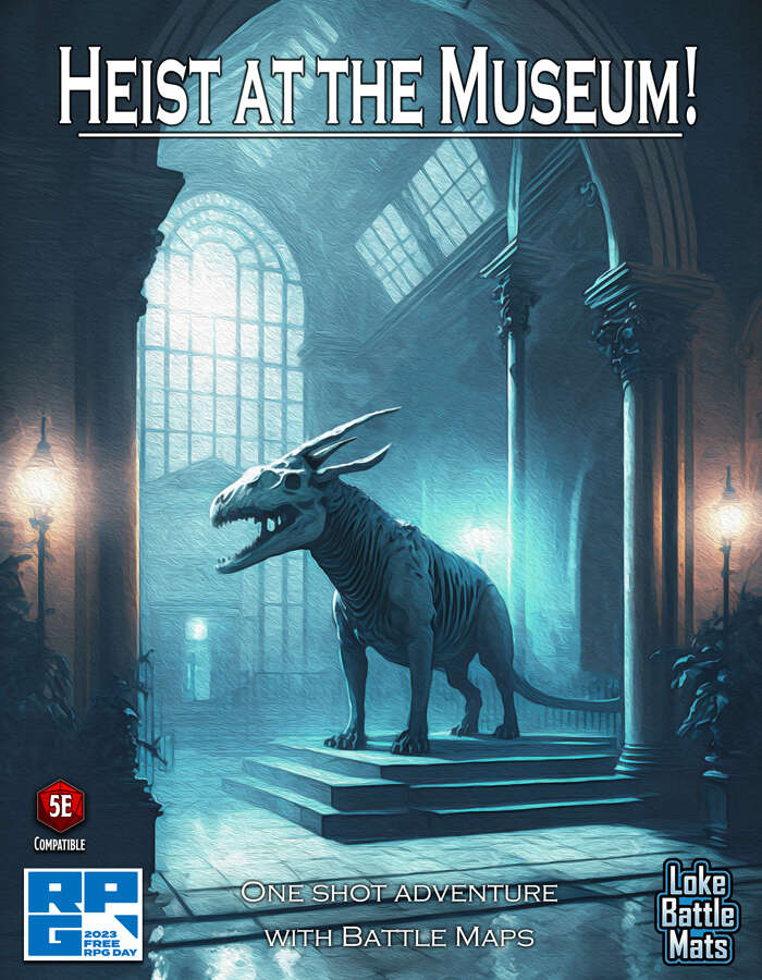 Heist at the Museum - 5E Adventure, Battle Maps & Tokens - Loke ...
