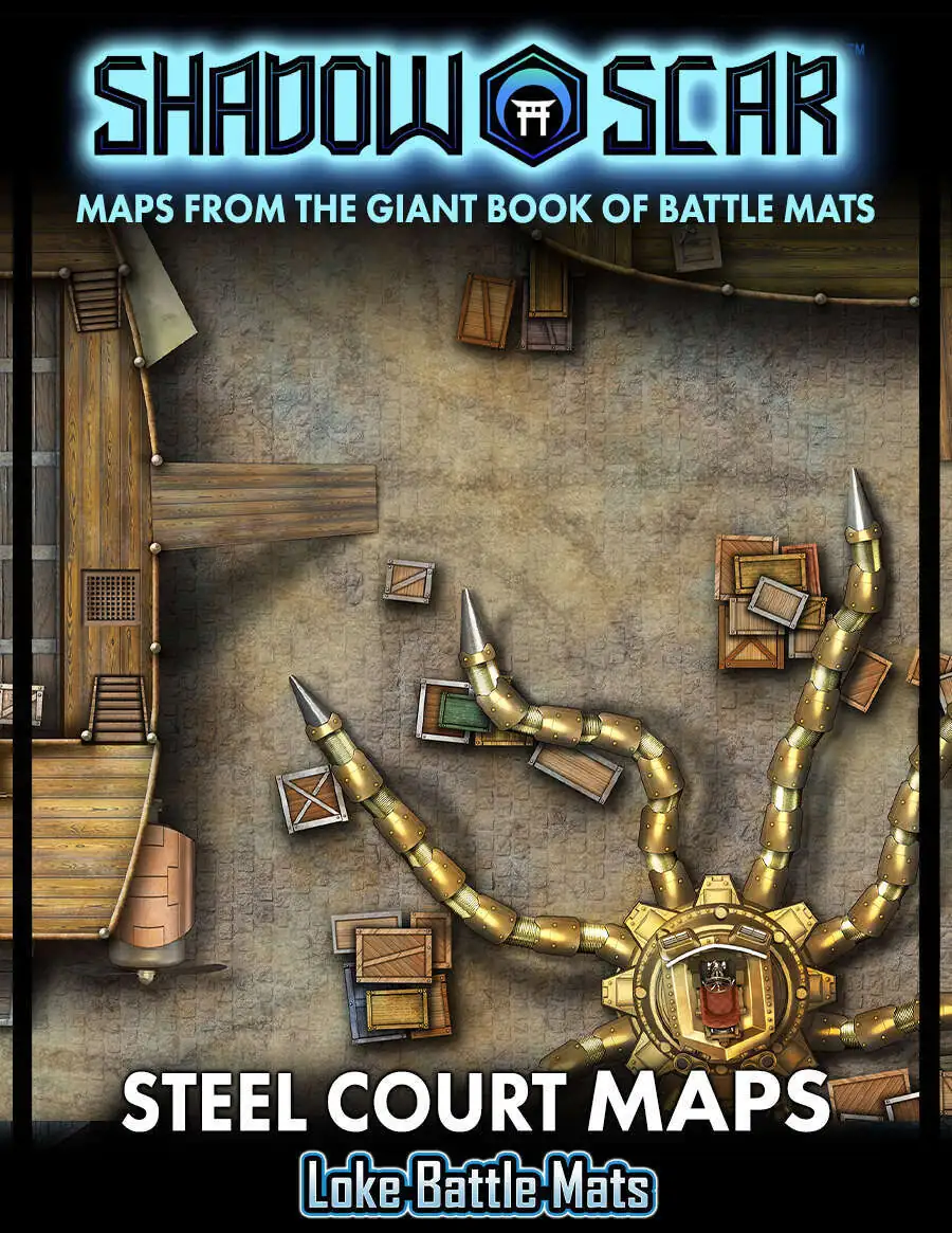 Shadow Scar Battle Maps - Steel Court - Loke BattleMats | Fantasy Battle Maps | Shadow Scar Maps ...