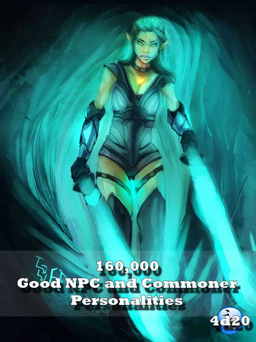 160,000 Good NPC and Commoner Personalities - Jayson Graves | GM Tools ...