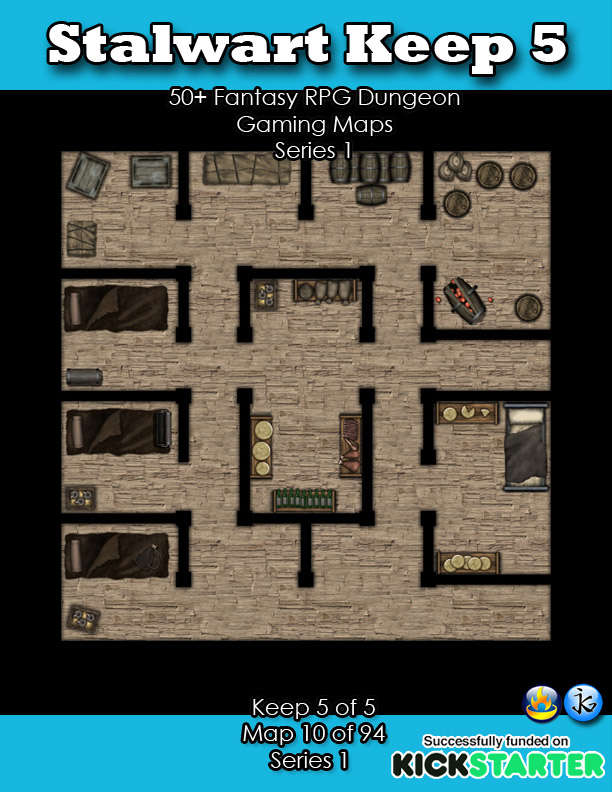 50+ Fantasy RPG Maps 1: (10 of 94) Stalwart Keep 5 - Jayson Graves | 94 ...