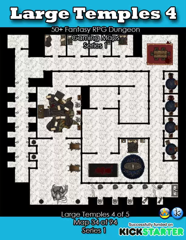 50+ Fantasy RPG Maps 1: (34 of 95) Large Temples 4 - Jayson Graves | 94 ...