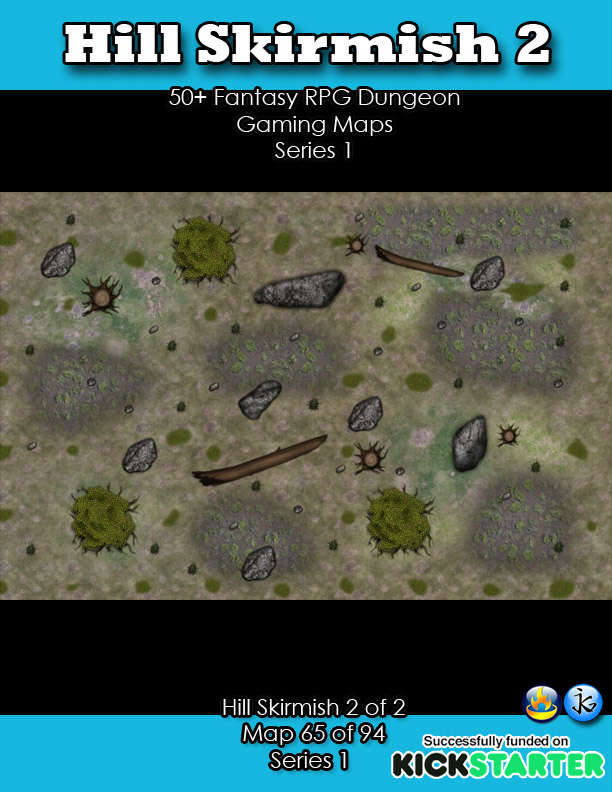 50+ Fantasy RPG Maps 1: (65 of 95) Hill Skirmish 2 - Jayson Graves | 94 ...