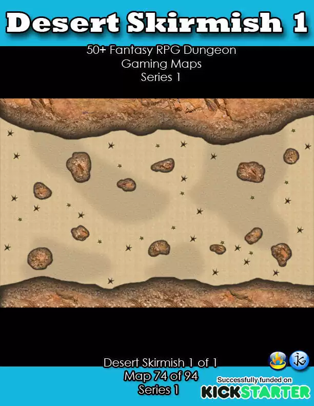50+ Fantasy RPG Maps 1: (74 of 95) Desert Skirmish 1 - Jayson Graves ...