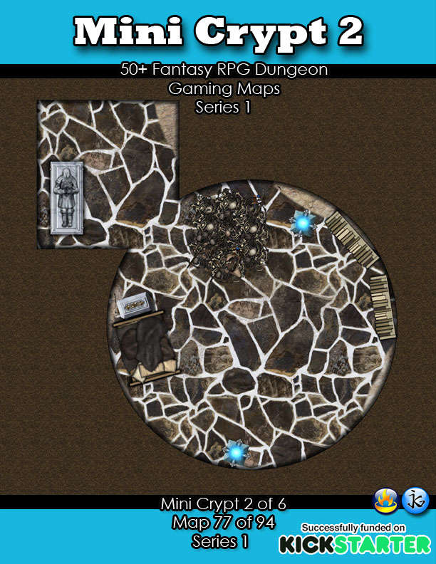 50+ Fantasy RPG Maps 1: (77 of 95) Mini Crypt 2 - Jayson Graves | 94 ...