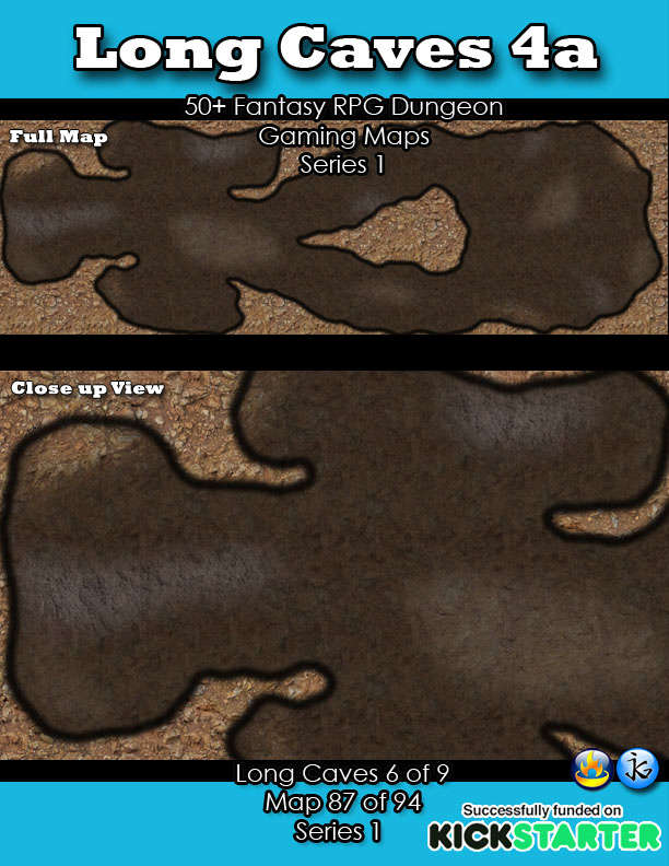 50+ Fantasy RPG Maps 1: (87 of 95) Long Caves 4a - Jayson Graves | 94 ...