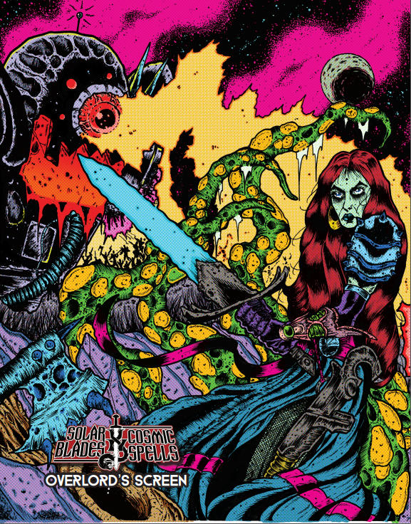 Solar Blades & Cosmic Spells Overlord Screen - Old Skull Publishing ...