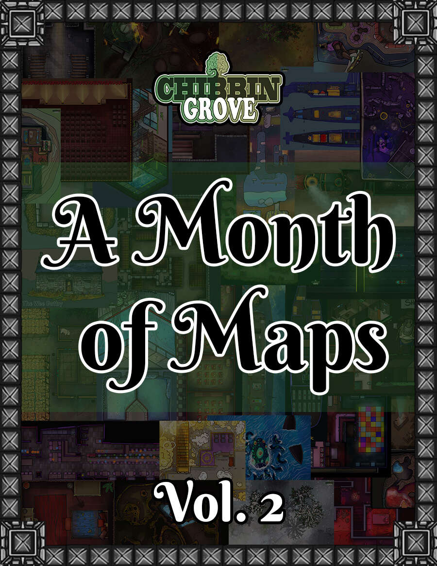 Chibbin Grove: A Month of Maps Vol. 2 - Chibbin Grove | DriveThruRPG