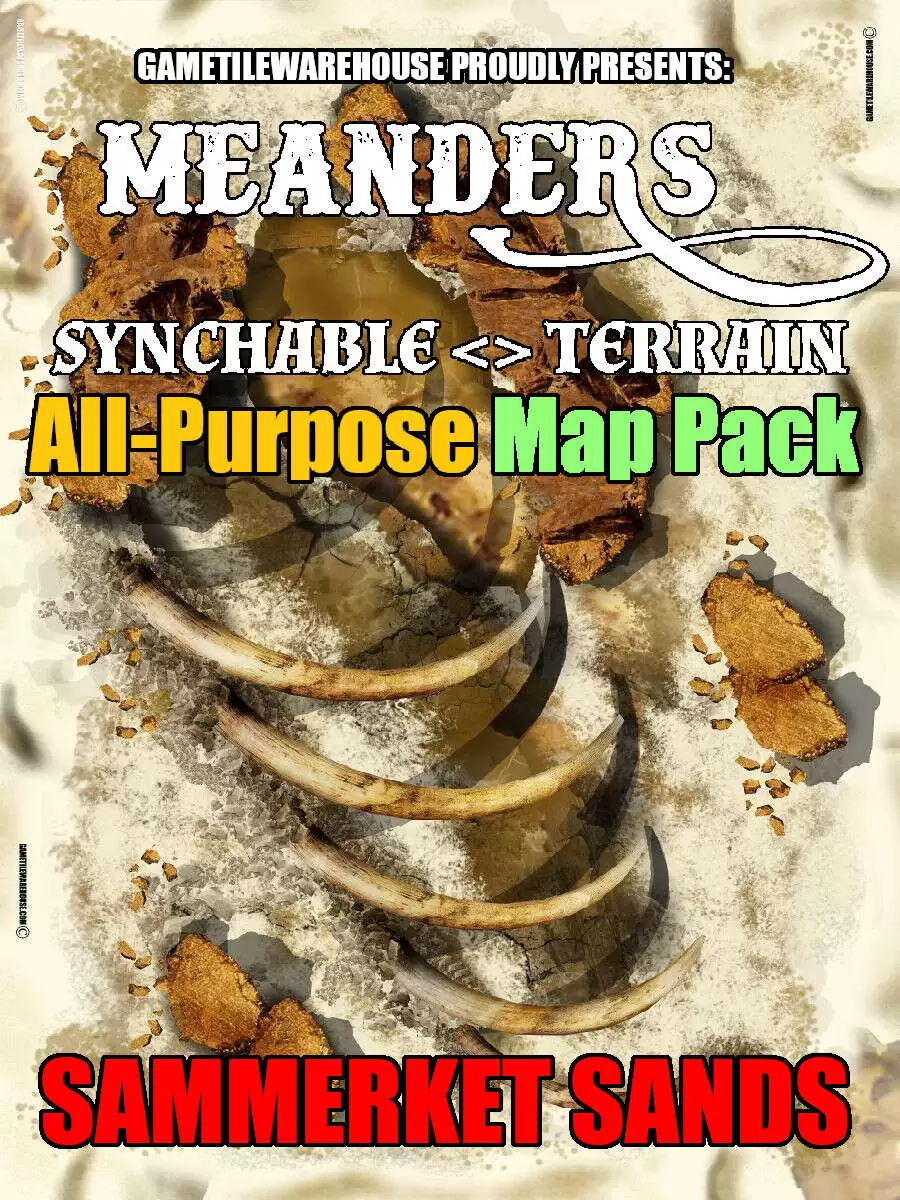 Meanders All-Purpose Map Pack - SAMMERKET SANDS I - Game Tile Warehouse ...