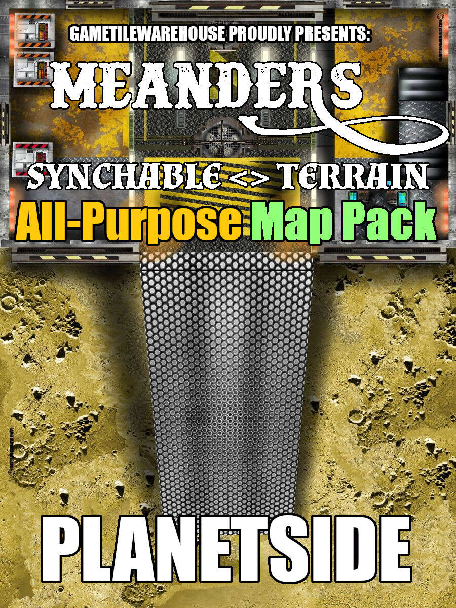 Meanders All-Purpose Map Pack - PLANETSIDE I - Game Tile Warehouse ...