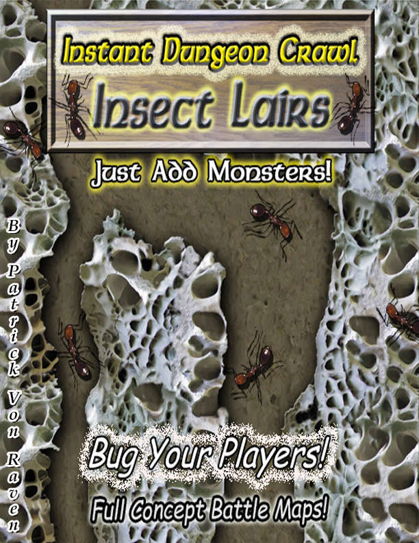 Instant Dungeon Crawl: Insect Lairs - Patrick Von Raven | DriveThruRPG