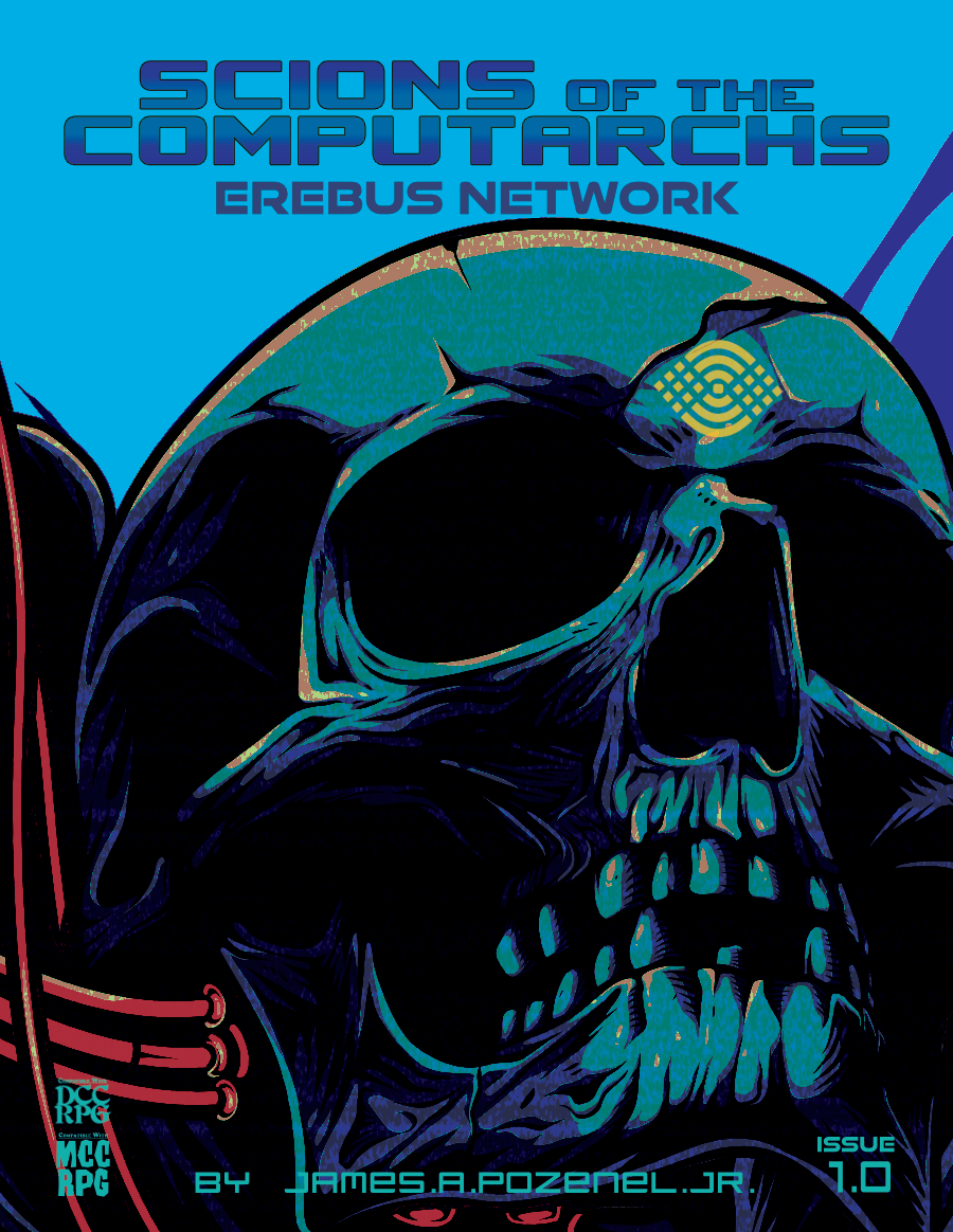 Scions of the Computarchs: Erebus Network - Horseshark Games | Netcrawl | DriveThruRPG