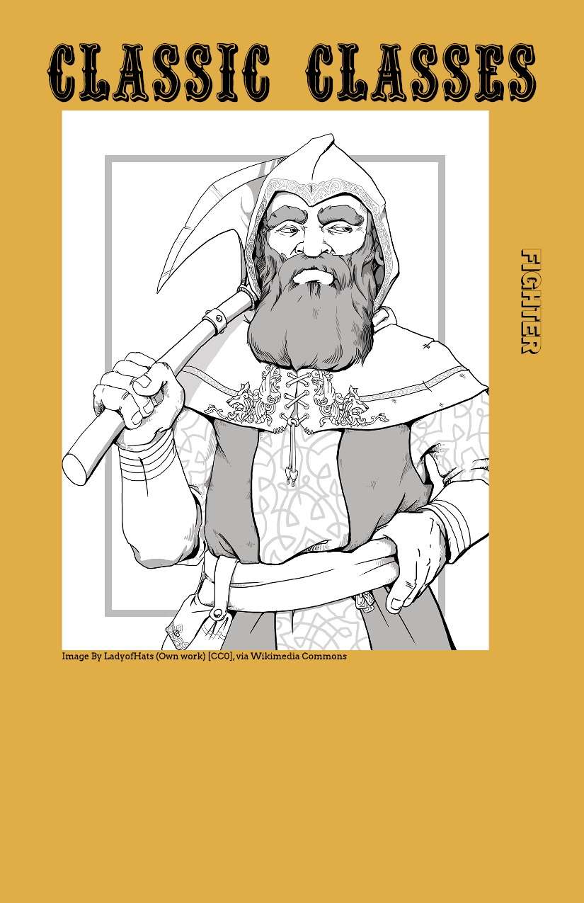 Classic Classes: Fighter - Density Media | DriveThruRPG