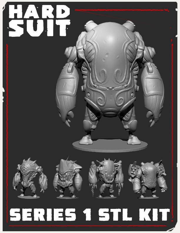 ICRPG Hard Suit Series 1 STL Kit - RUNEHAMMER GAMES | DriveThruRPG