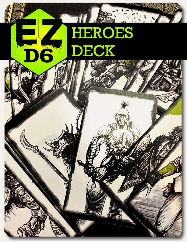 EZD6 Heroes Deck - RUNEHAMMER GAMES | DriveThruRPG