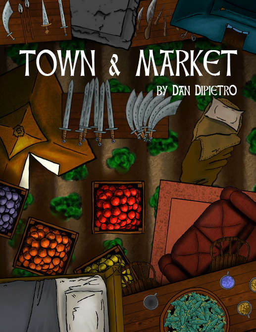 Town & Market Tokens - Dungeons By Dan | DriveThruRPG