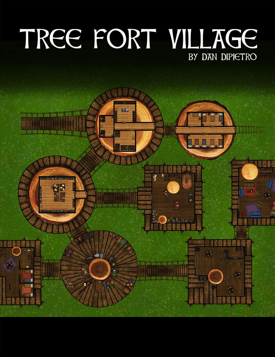 Tree Fort Village - Dungeons By Dan | DriveThruRPG