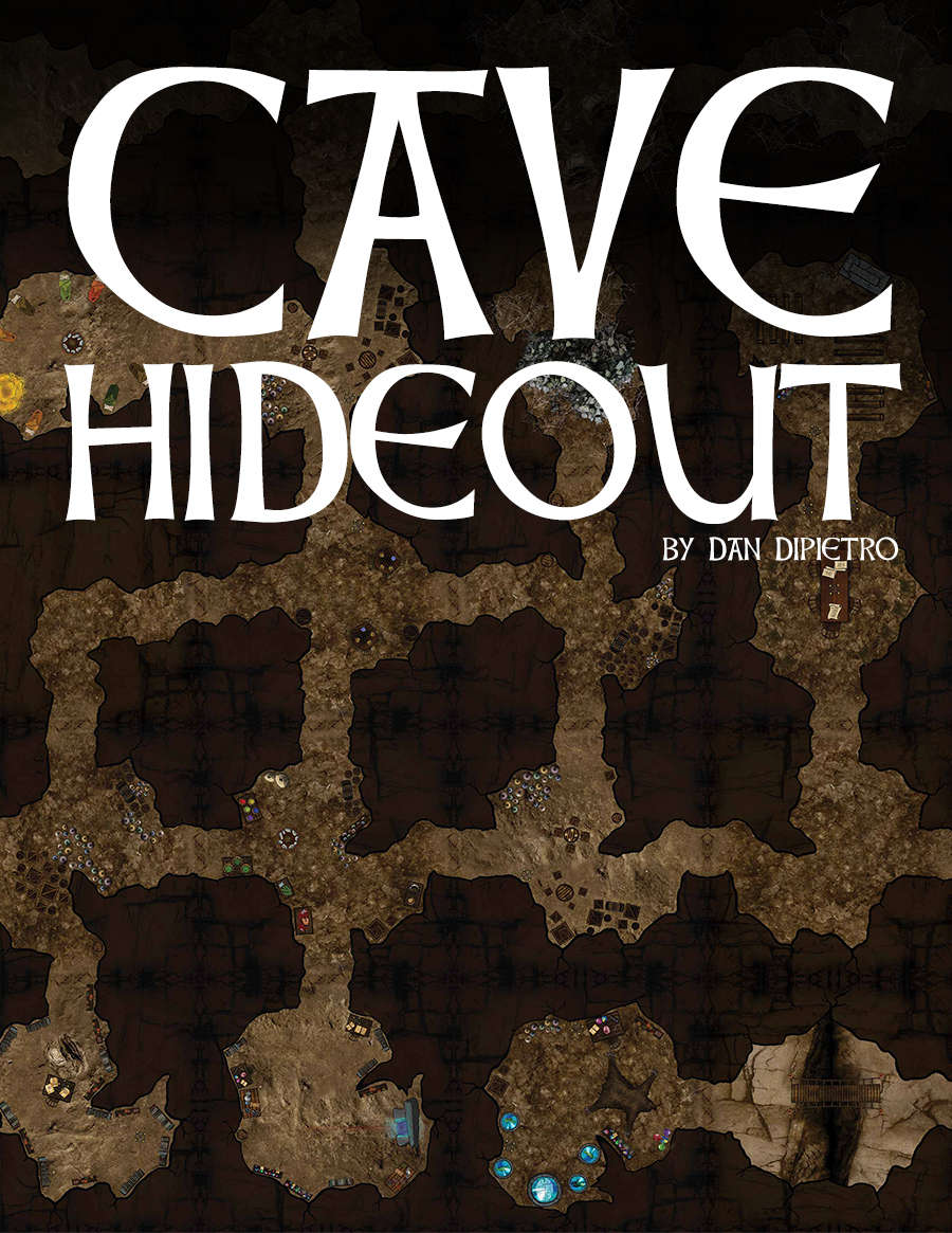 Cave Hideout - Dungeons By Dan | DriveThruRPG