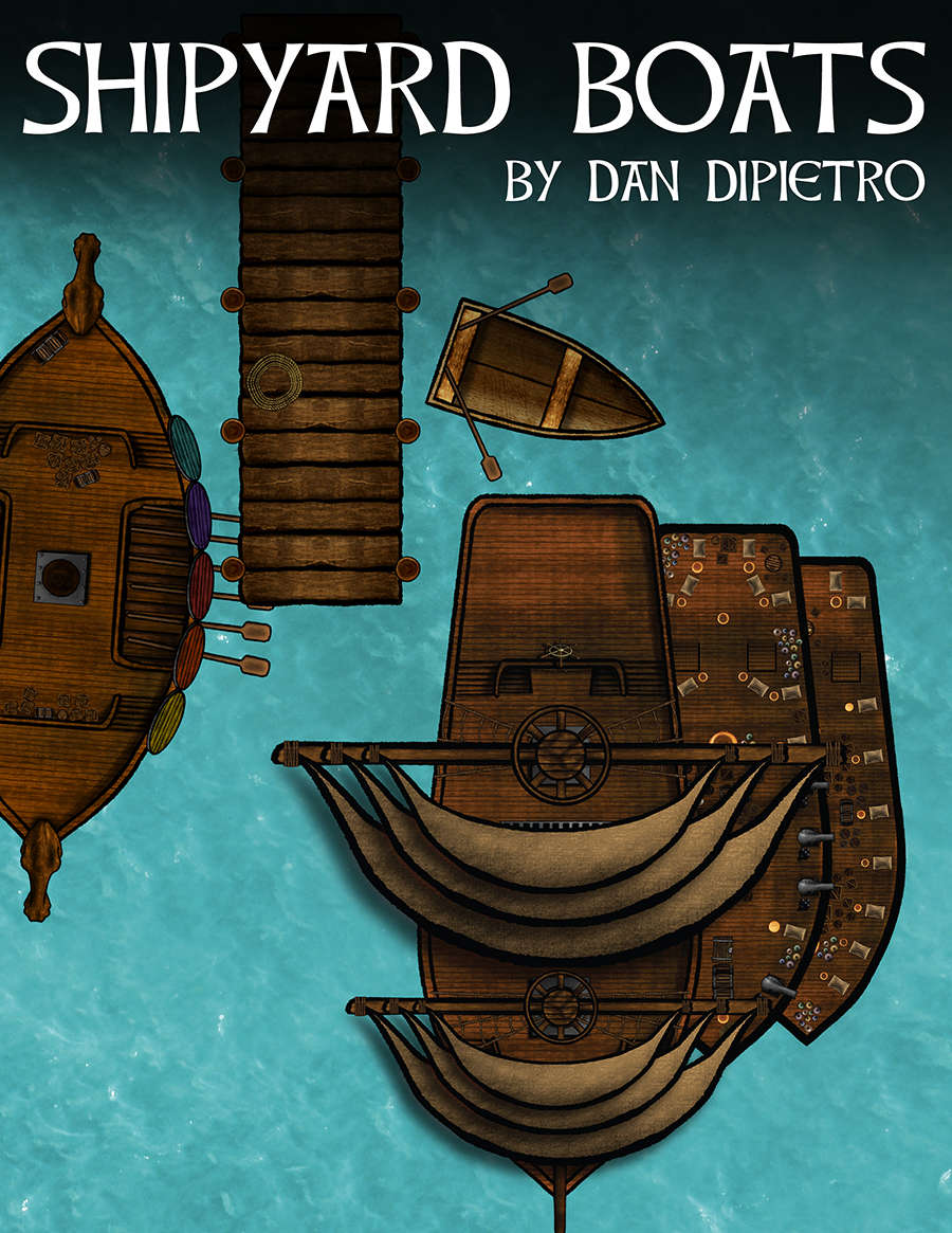 Shipyard Boats - Dungeons By Dan | DriveThruRPG
